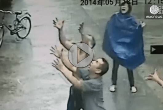 Man Saves Falling Baby With Amazing Catch Video - Irish Around Oz